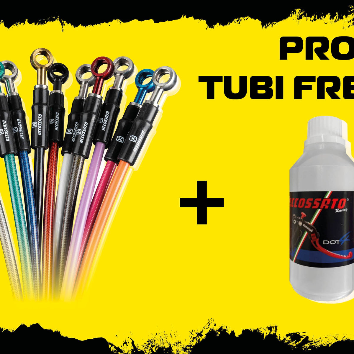Nuova Promo Tubi Freno su AGMOTO: fluido freno Accossato DOT4 in OMAGG ...